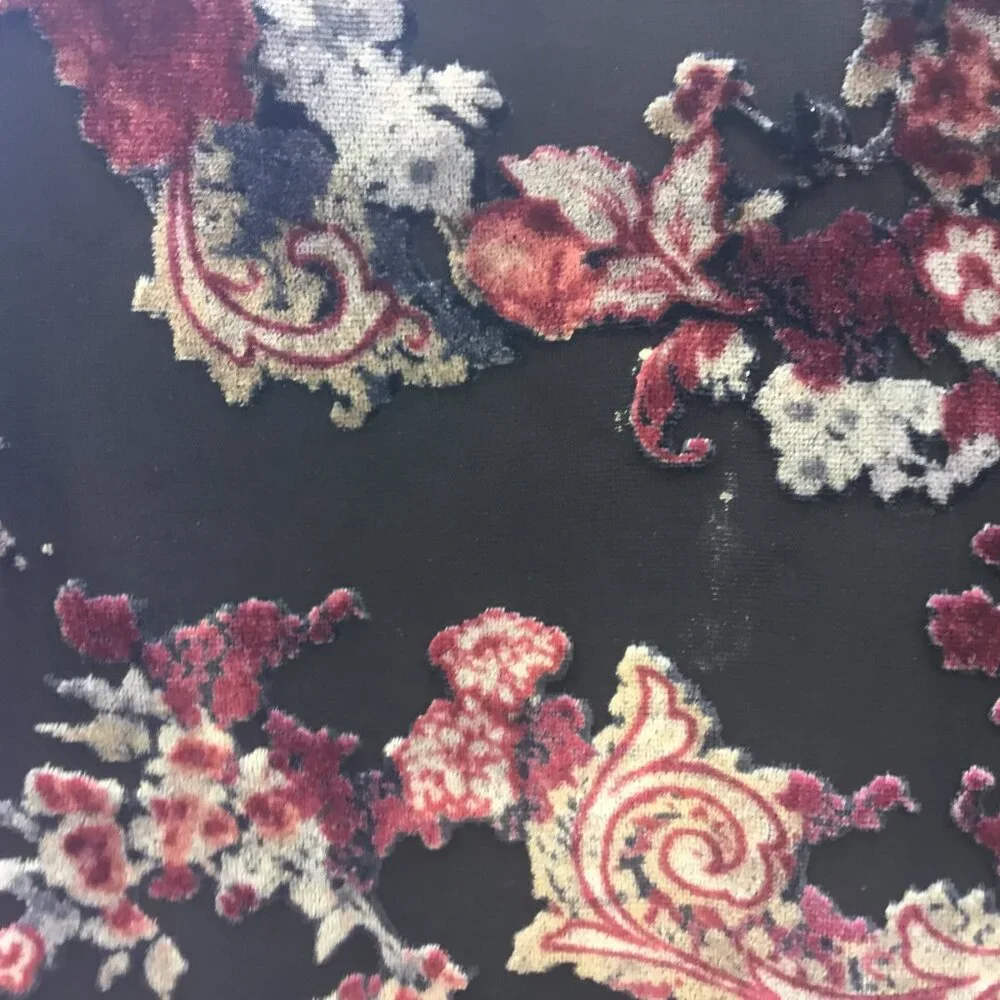 White House Black Market | Tops | Whbm Floral Burnout Velvet Cold ...
